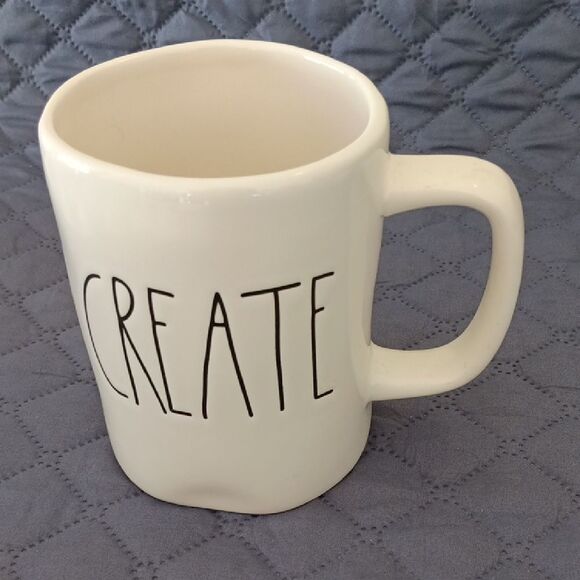 Rae Dunn | Dining | Rae Dunn Artisan Collection White Mug Create | Poshmark